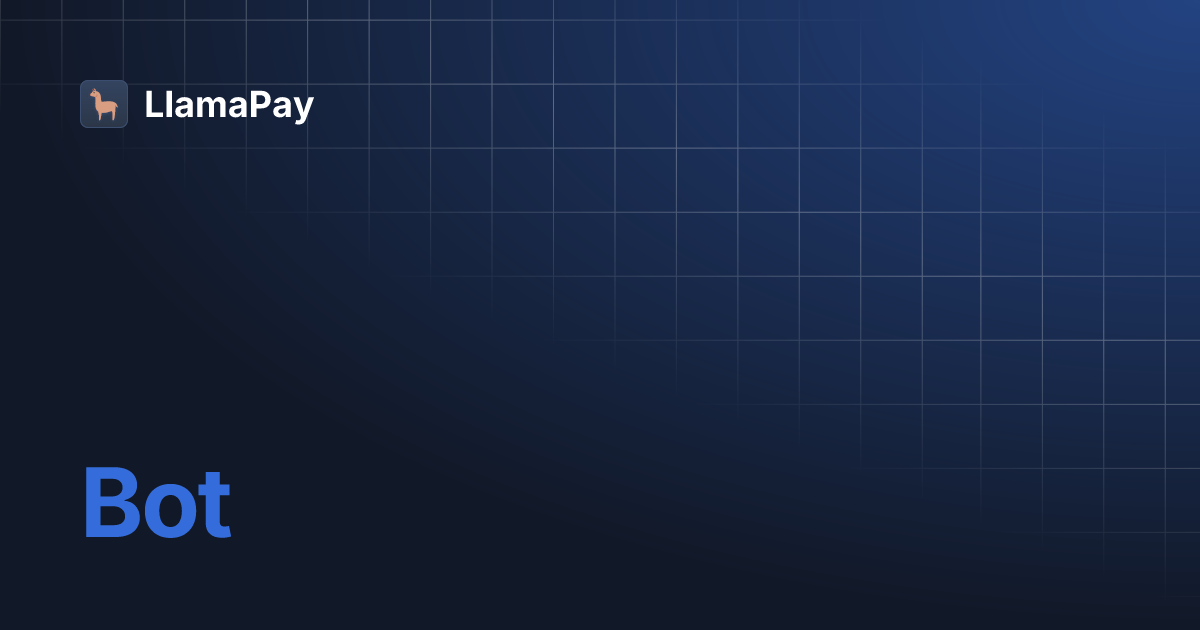 Bot | LlamaPay